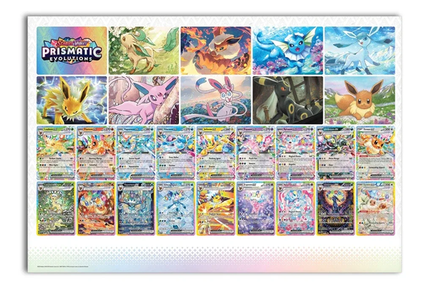Pokemon SV8.5 Prismatic Evolutions Poster Collection – Wargames